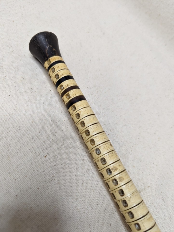 Antique Hand Crafted Rare Shark Vertebrae Cane Walking Stick Vintage | eBay