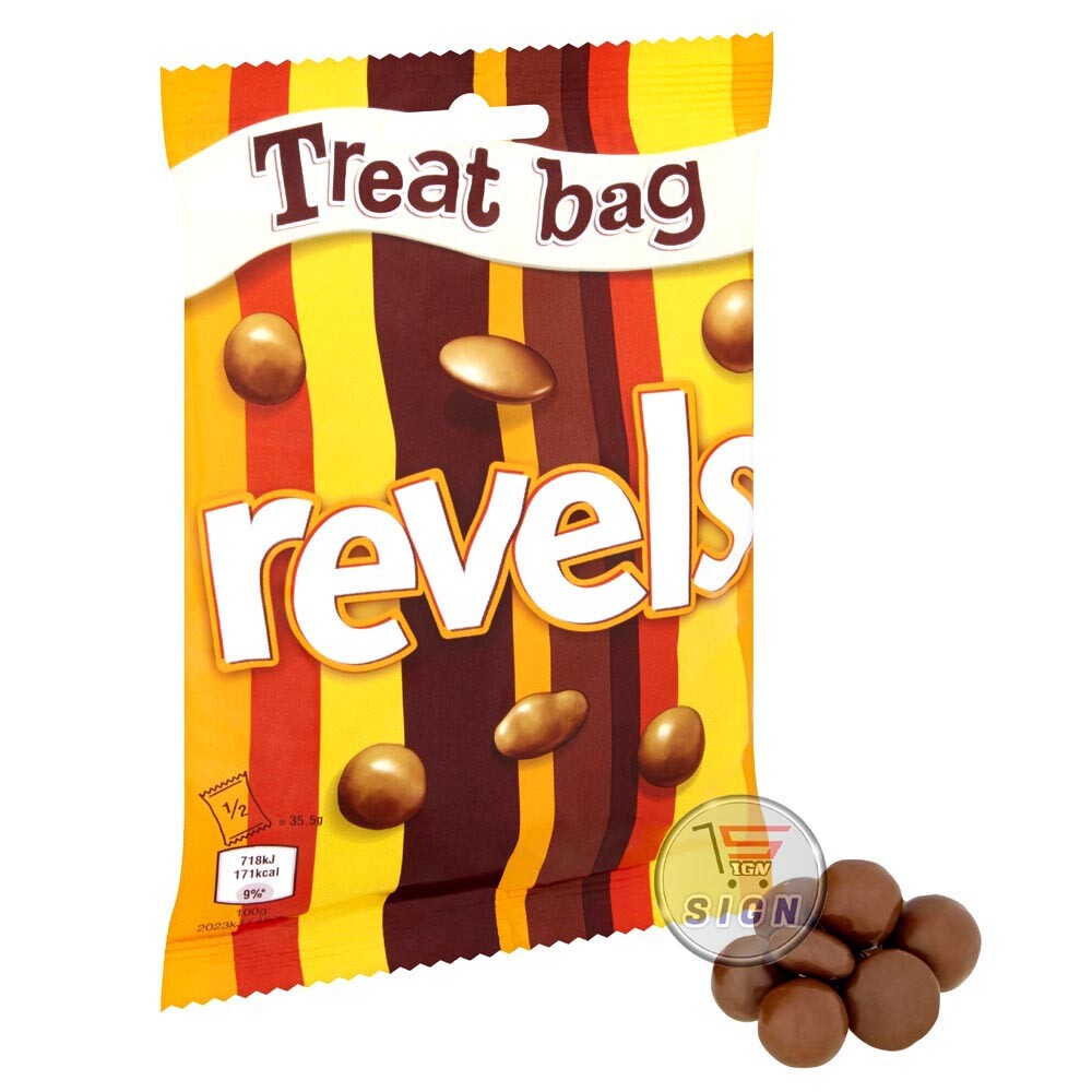 Revels Milk Chocolate with Raisins, Coffee or Orange Treat 20 x 71 g ...