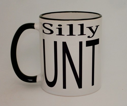 Silly C*nt Mug Rude RudeC*nt Cheeky Funny Office Gift Coffee Cup ...