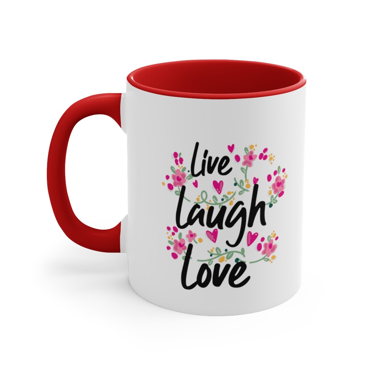 Live Laugh Love Coffee Cups Live, Love, Laugh Template | PosterMyWall