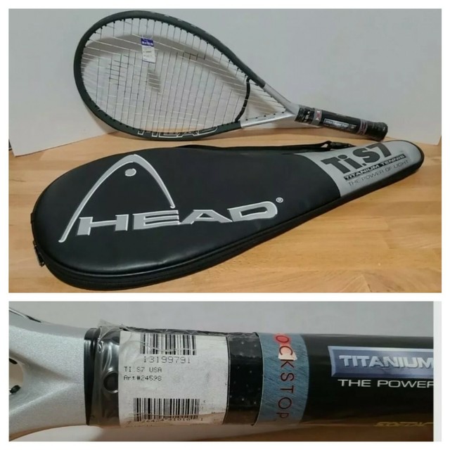 HEAD TIS7 Tennis Racquet 4 1/2 L4 Ti.s7 Titanium Oversized Made in ...