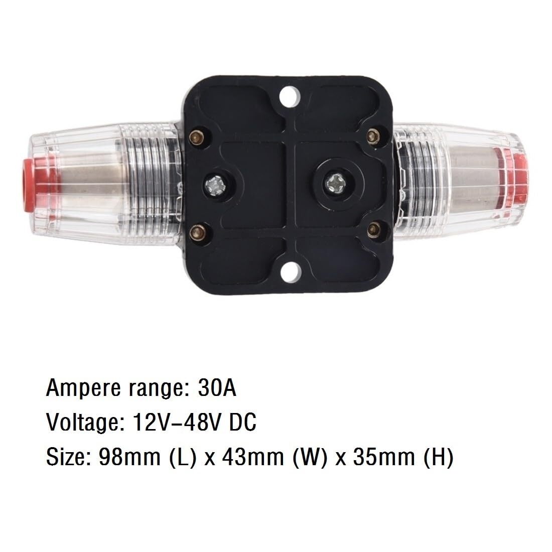 Fuse Holders 30amp Inline Circuit Breaker For Car Audio And Amps ...
