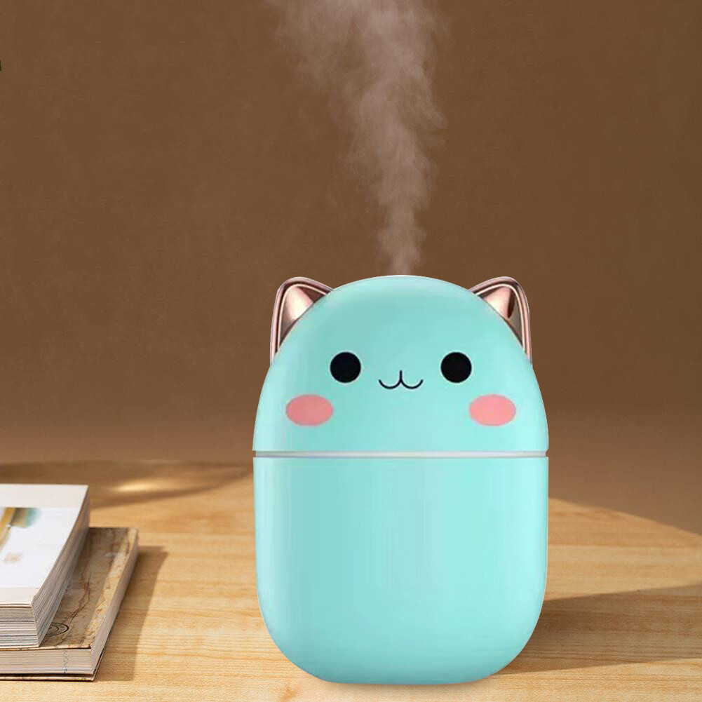 250ml Mini Cute Cartoon Humidifier with Night Light Gift for Friends ...