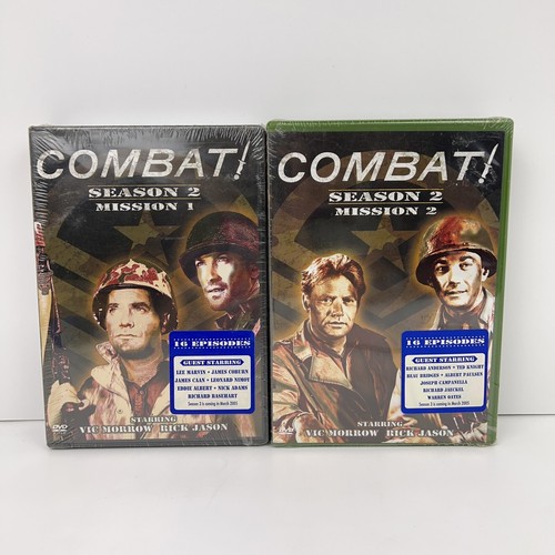 Combat Season 2 Mission 1 & Mission 2 DVD Vic Morrow Rick Jason New ...