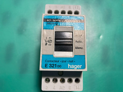 Contacteur 3 x20A 415V hager E321 00 | eBay