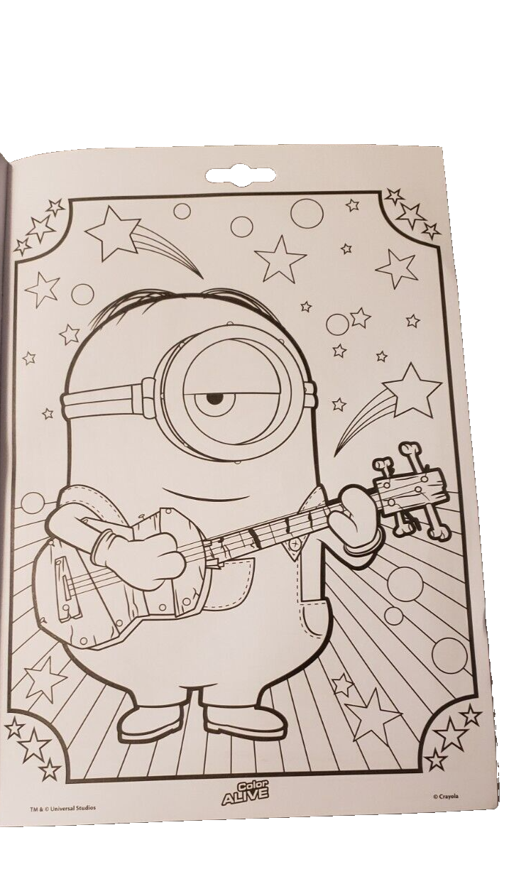 CRAYOLA Color Alive Minions Despicable Me Magic Coloring Pages with 7 ...
