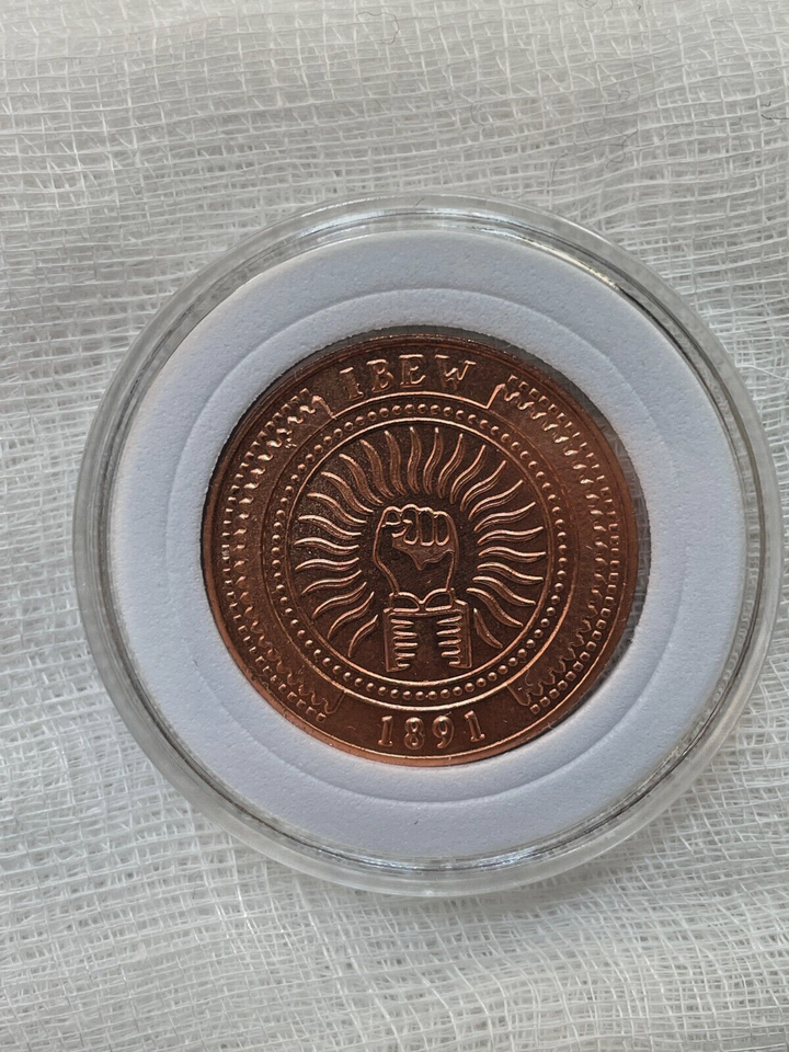 IBEW-100% Raw Copper Coin/Doubloon | eBay