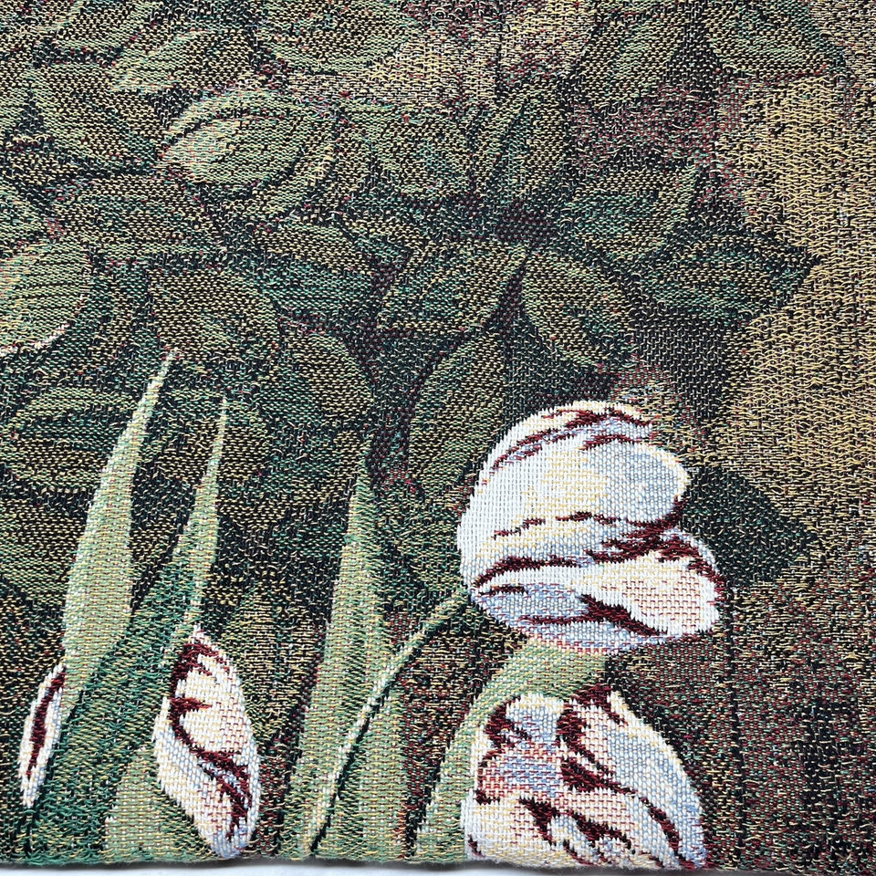 Goodwin Weavers Tulip Tapestry Throw 100% Cotton Fabrice de Villeneuve ...