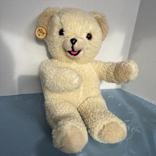 Snuggle Teddy Bear 15" Plush Vintage 1986 Lever Bro Plush Sherpa Russ ...
