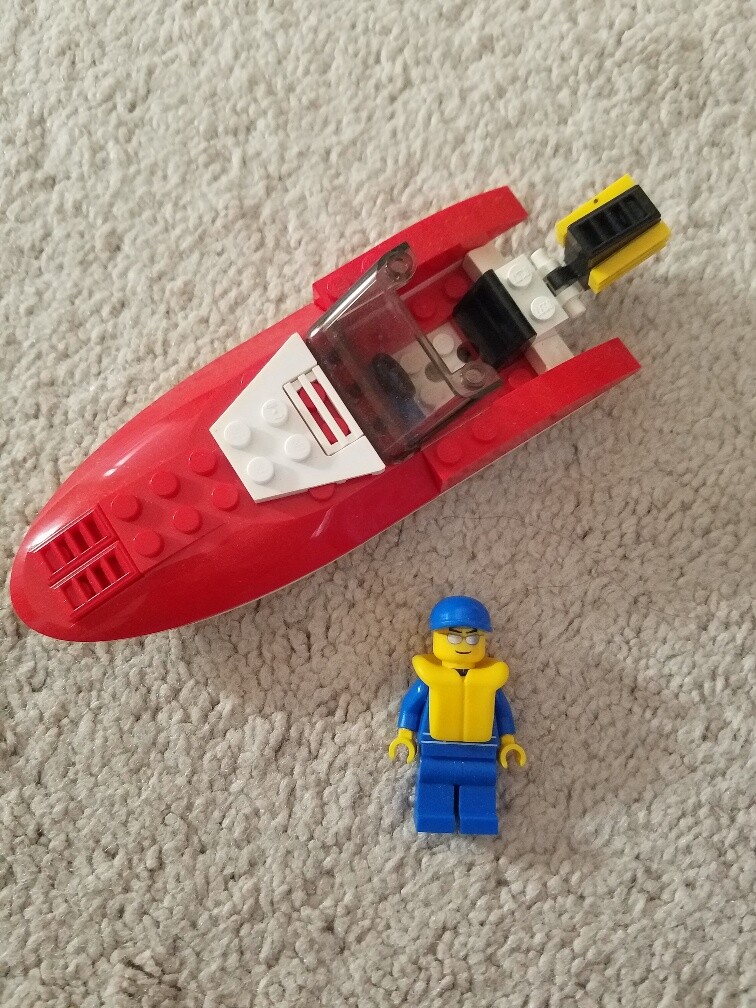 LEGO City Harbour Speedboat Set #4641 673419142977| eBay