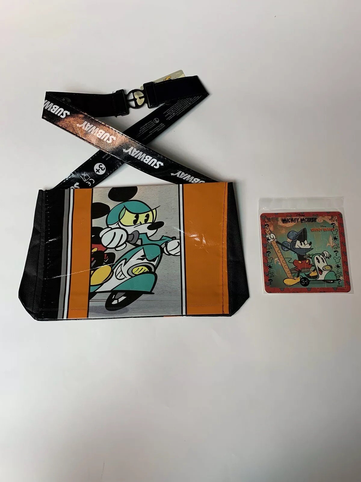 SUBWAY DISNEY’S MICKEY MOUSE LUNCH BAG WITH FUN PUZZLE (12523) | eBay