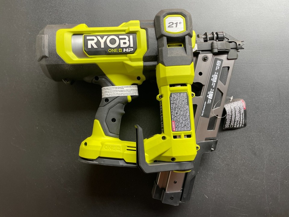 Ryobi ONE+ HP 18V Brushless 21 Degree Framing Nailer PBL345B - READ ...