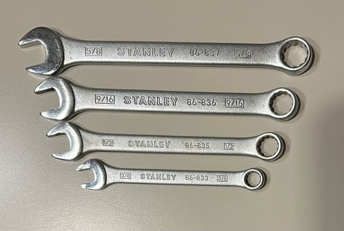 Stanley Lot of 4 86-833 86-835 86-836 86-837 12 Point Box/ Open End ...