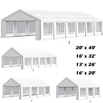20'x40' 16'x32' 13'x26' 16'x20' Outdoor Canopy Tent Party Wedding Tent ...