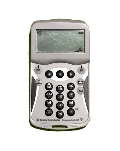 TURNING TECHNOLOGIES RESPONSE CARD NXT LCD RCXR-03 CLICKER | eBay