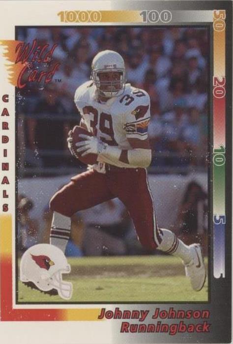 1992 Wild Card Johnny Johnson #37 for sale | eBay