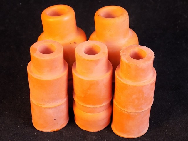 LABORATORY SNAP CAPS 10 rubber TEST TUBE CAPS Various Shapes and Sizes ...