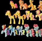 MLP My Little Pony Lot 57 Mini Figures Mixed Series Plastic 1”-2 ...