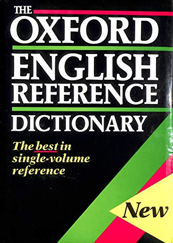 The Oxford English Reference Dictionary Hardback Book The Cheap Fast ...