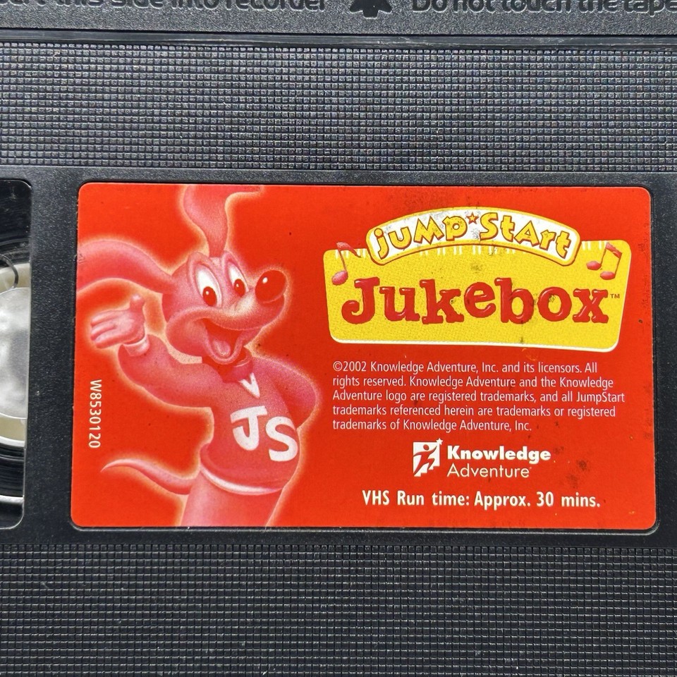 Jump Start Jukebox VHS Video Tape Sing Along Song Kindergarten Watching ...