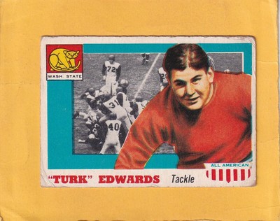 1955 Topps All American #36 Turk Edwards G/VG Good/Very Good SP #25697 ...