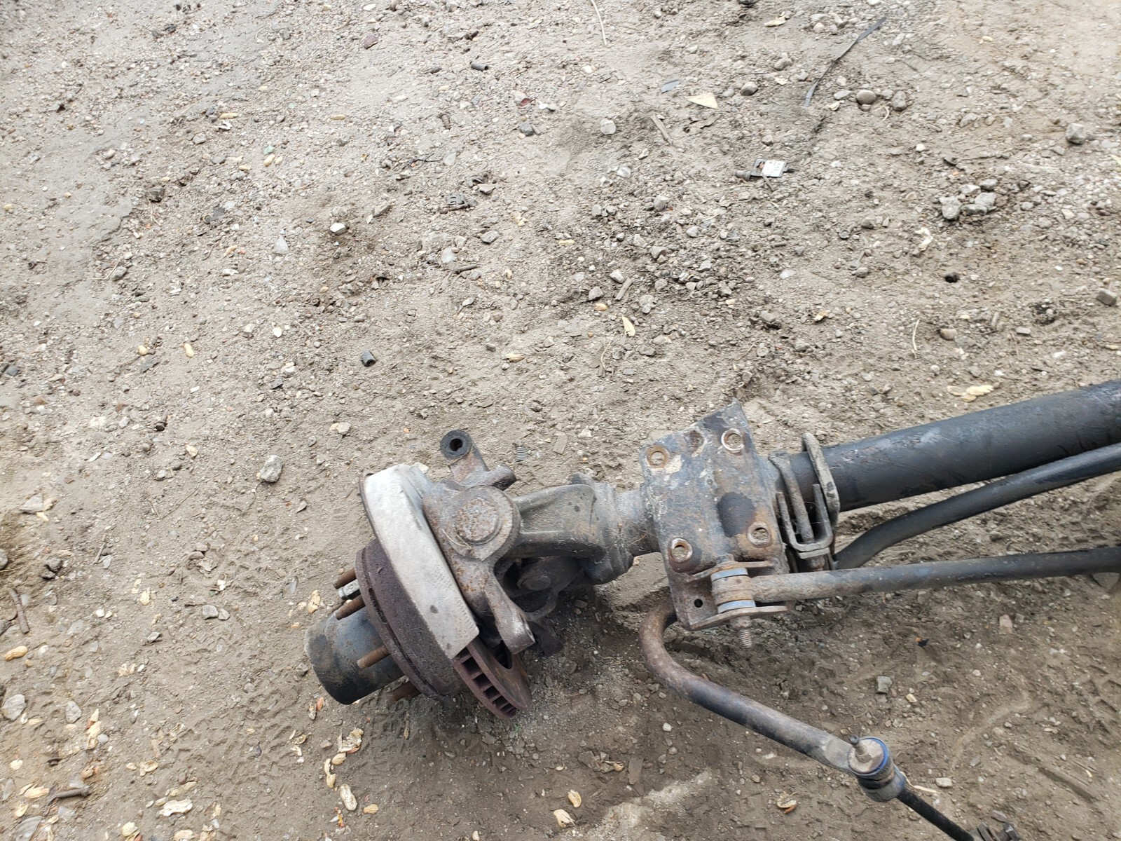 1992-1997 Ford F-250 F-350 Dana 60 straight Front Axle Assembly 4x4 OBS ...