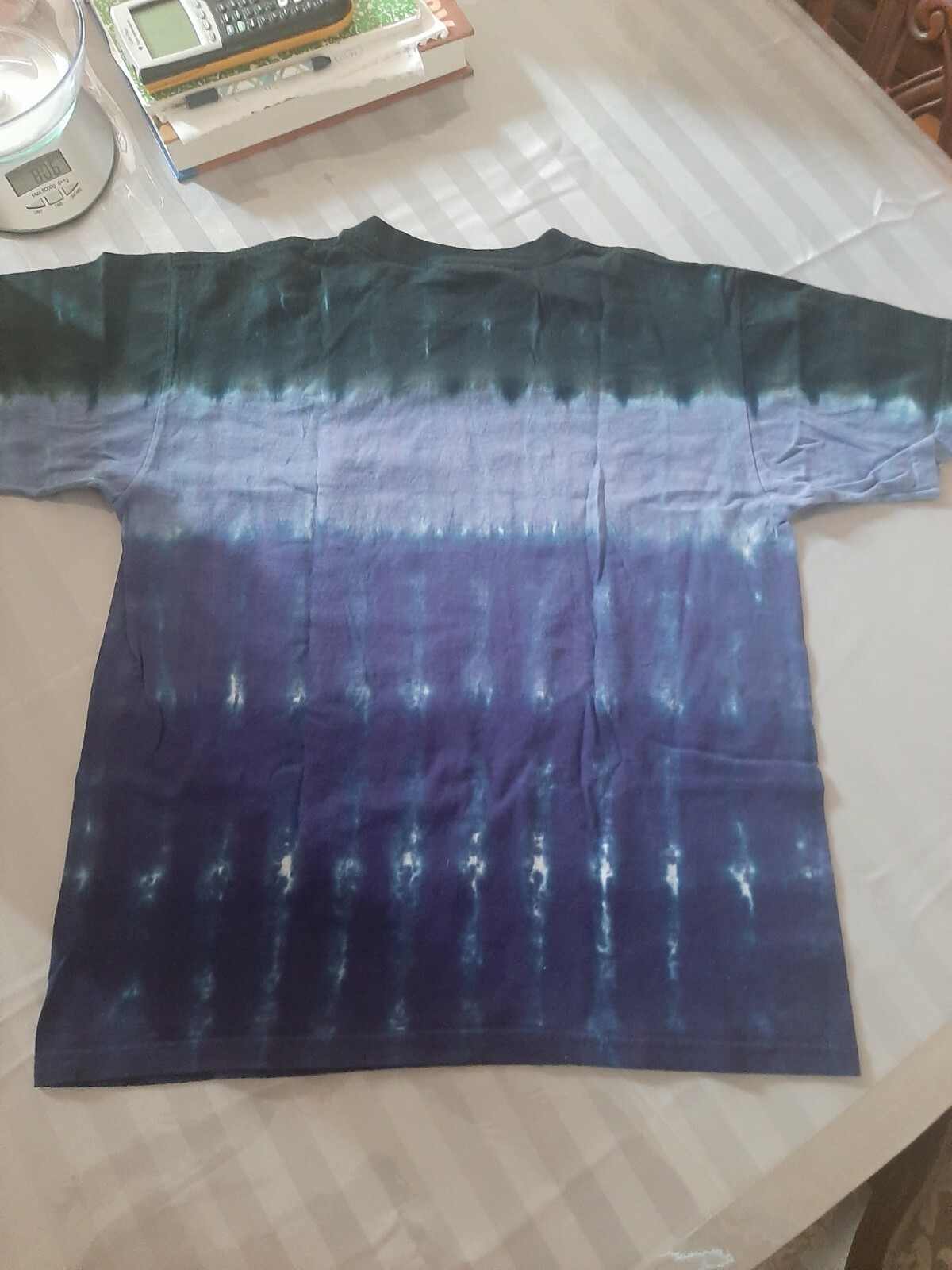 LED ZEPPELIN VINTAGE LIQUID BLUE TIE DYE T SHIRT - Gem