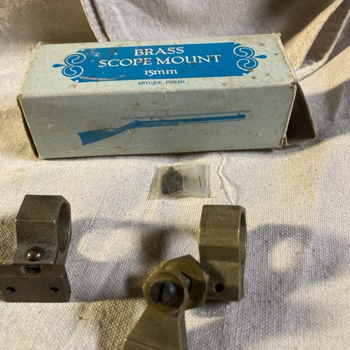 Brass Rifle Scope Rings - for Lever Action Rifles, Sharps Rifle 45-70 ...