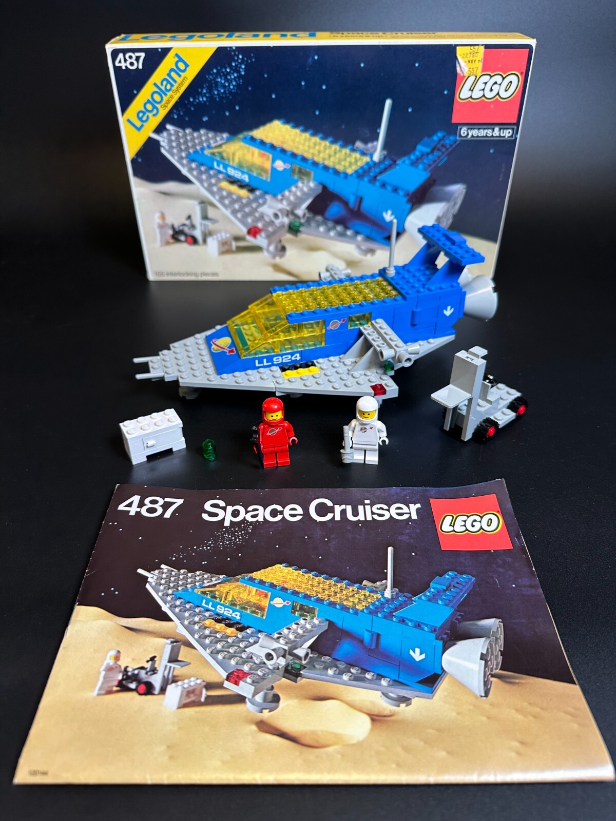 LEGO 487 Space Cruiser Amazing Condition Complete Set w/ Box ...