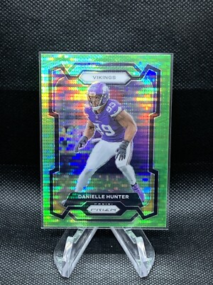 Danielle Hunter 2023 Panini Prizm Neon Green Pulsar #193 Minnesota ...
