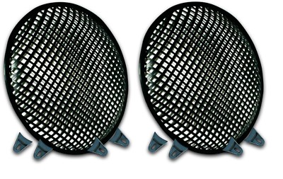 12 INCH PAIR SUBWOOFER SPEAKER COVERS WAFFLE MESH GRILL PROTECT GUARD ...