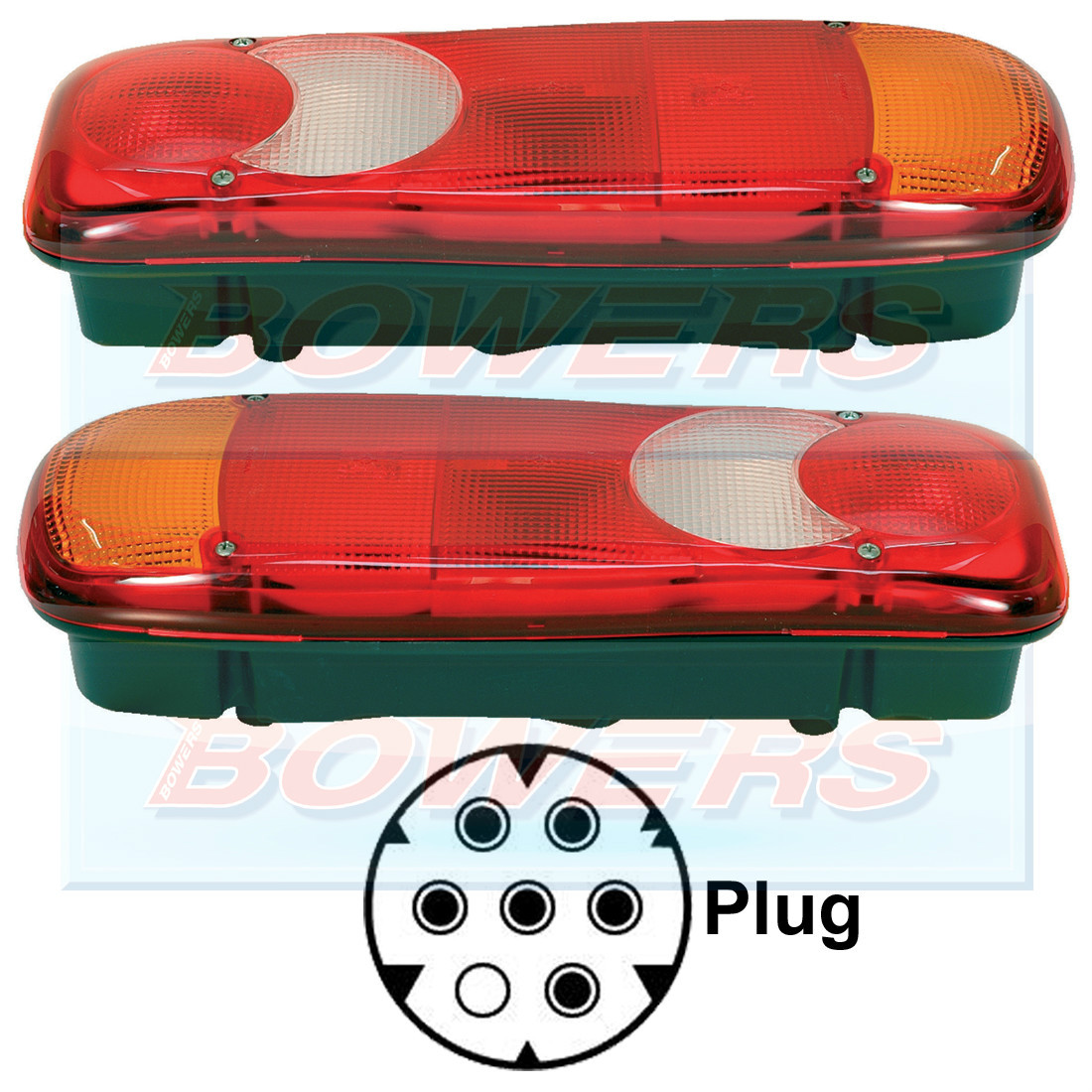 VIGNAL LC5 REAR TAIL LAMPS LIGHTS FOR IVECO EUROCARGO STRALIS TRAKKER ...