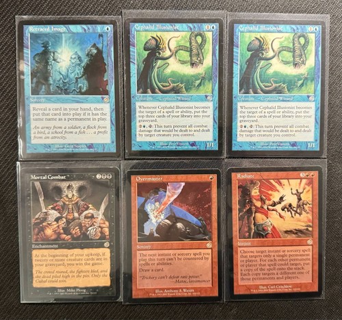 Torment MTG 6x Card Lot inc. Radiate, Retraced Image, Mortal Combat [LP ...
