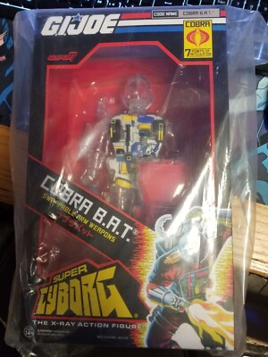 GI JOE SUPER CYBORG COBRA BAT CLEAR SUPER7 sealed new | eBay