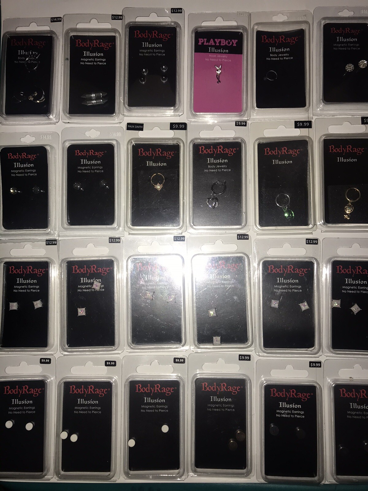 Spencers body rage Illusion ear piercing, 3 New packages random ...