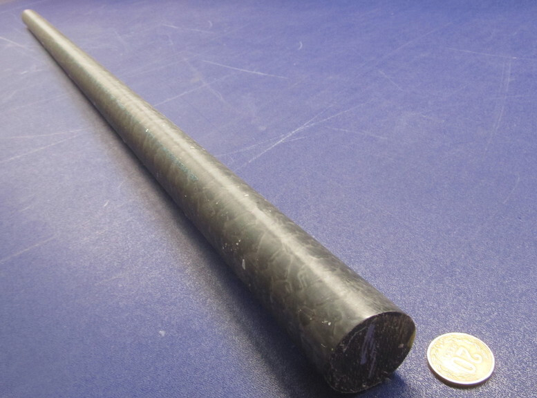 Nylon MDS Round Rod, Black 1.50" Dia x 48" Length | eBay