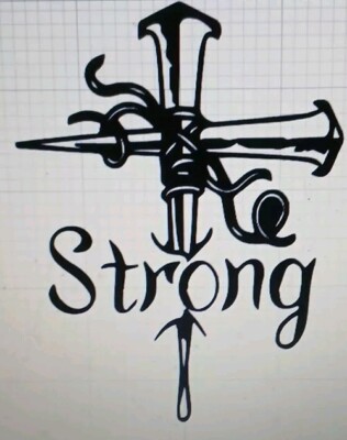 Cross Religious Strong Decal | eBay
