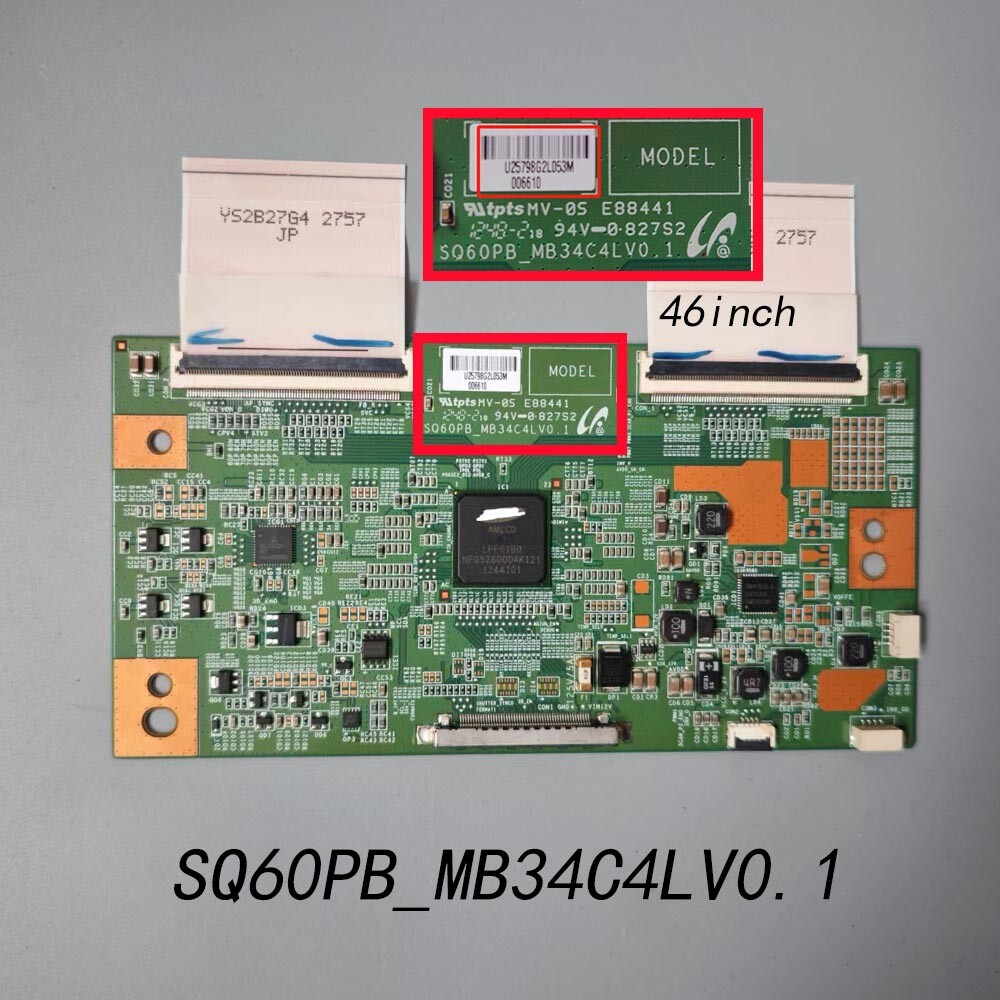 SQ60PB_MB34C4LV0.1 LJ94-25798G T-CON Board L46U4010Zje LED46X5000D ...