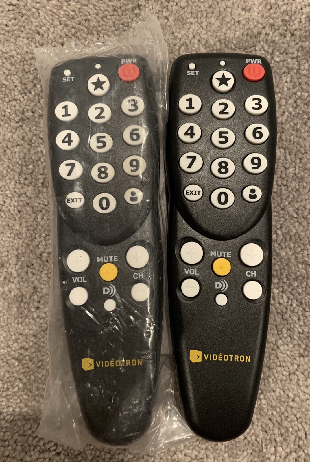 Videotron Universal Remote Control Lot of 2 New! | eBay