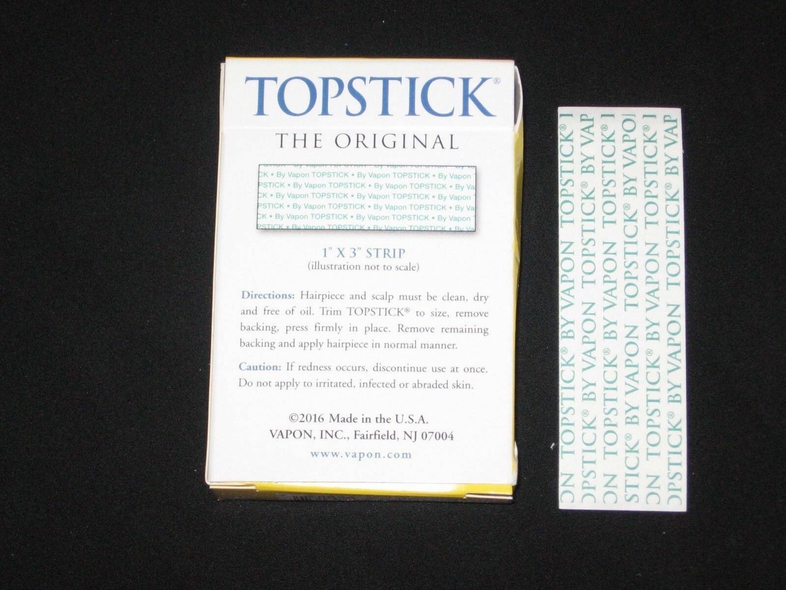 Vapon Topstick® Clear Tape Mens Grooming 1/2″ Topstick/“A” Curve/1″X 3 ...