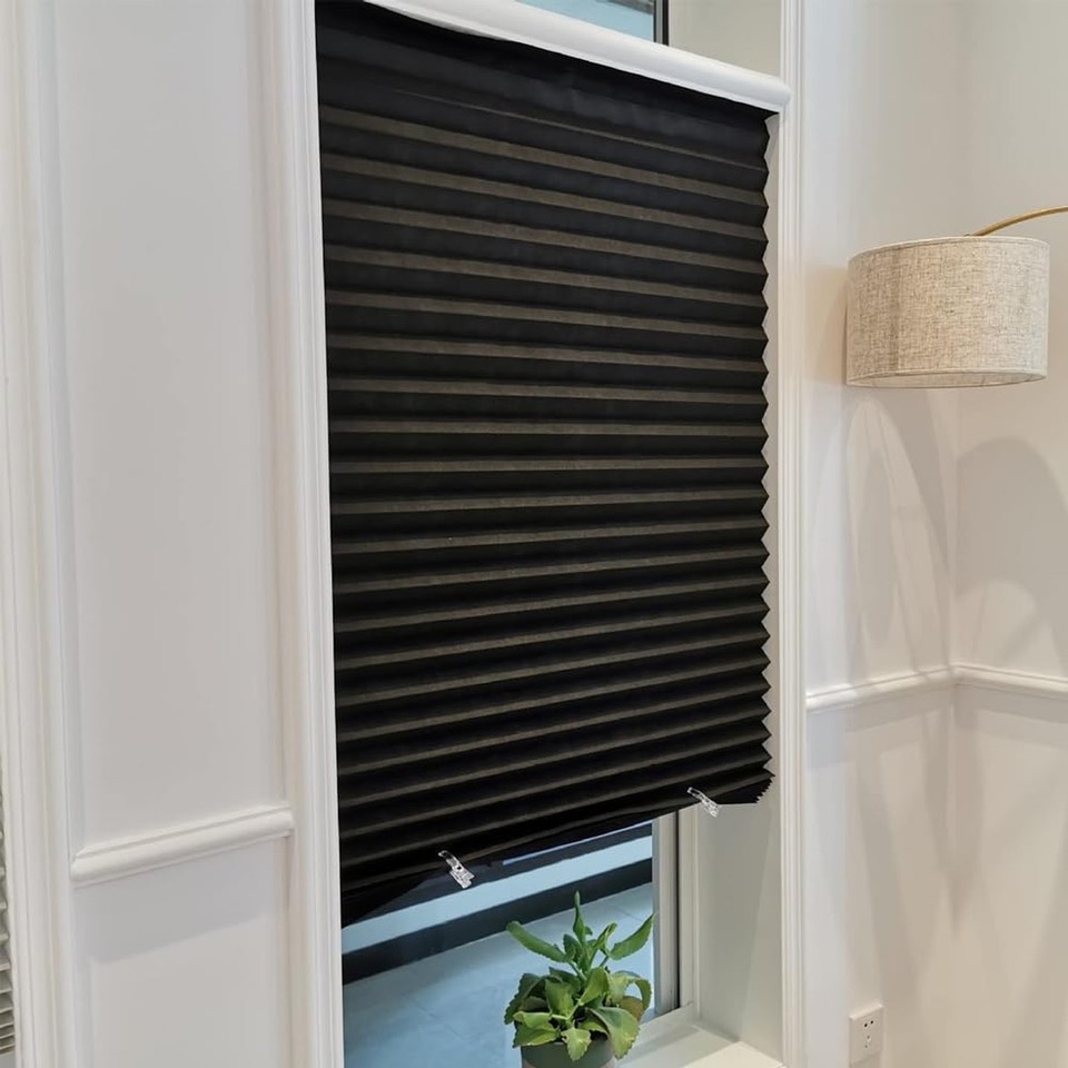 12 Clips for Pleated Paper Blinds Shades, Clear Plastic Blinds Clips ...