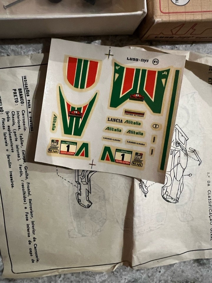 Luso Toys K-5 LANCIA STRATIS ATALIA #1 1977 Monte Carlo Rally 1:43 Plastic Kit | eBay UK