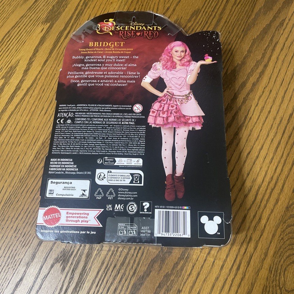 Disney Descendants: The Rise of Red BRIDGET Young Queen of Hearts ...