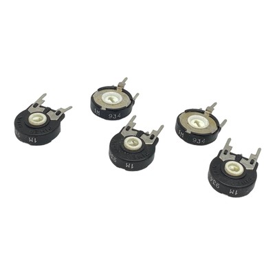 1Mohm 1M Vertical Trimmer Potentiometer D:15mm Piher Qty:5 | eBay