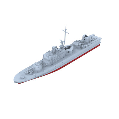 SSC144770S 1/144 Military Model Kit Soviet Pr.1204 Border Patrol Boat ...