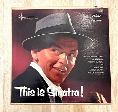 THIS IS SINATRA! Frank Sinatra Vinyl LP Album 1956 Capitol Records Good ...
