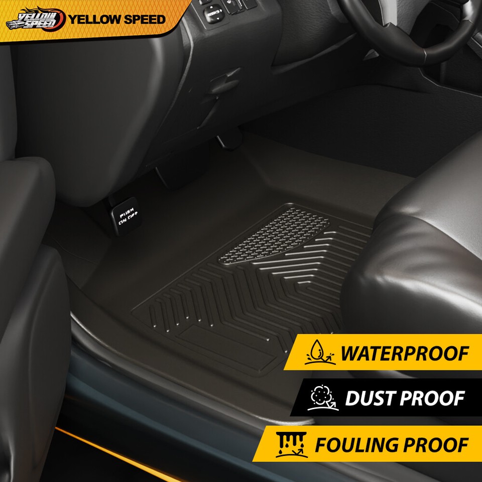 TPE All-weather Floor Mats 2 Row Liner Fit For 09-13 Toyota Corolla ...