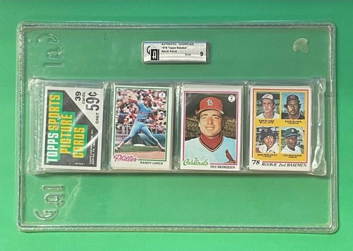 1978 TOPPS BASEBALL RACK PACK UNOPENED AUTHENTIC GAI MINT 9 | eBay