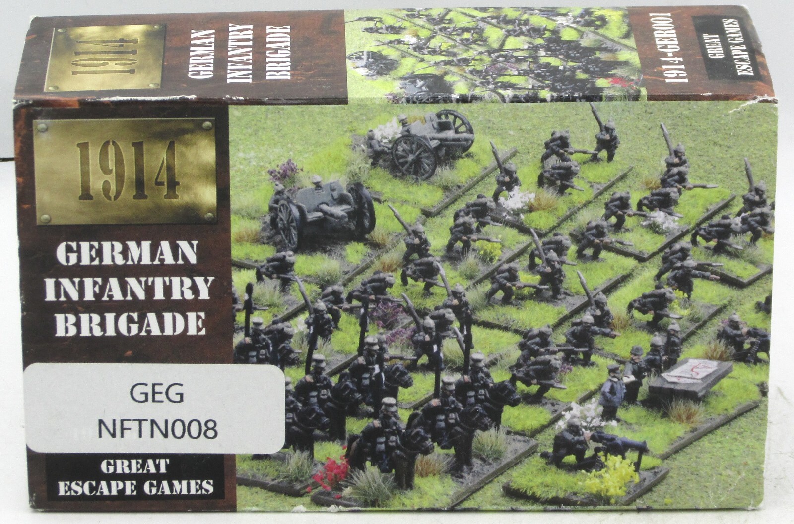 1914 NFTN008 German Infantry Brigade (12mm Miniatures) WWI Great Escape ...