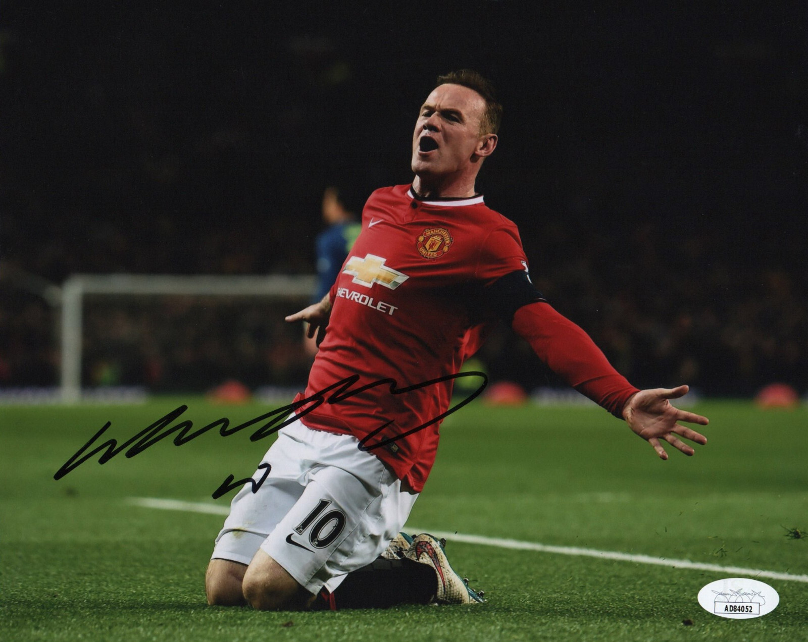Wayne Rooney Autographed Memorabilia | Signed Photo, Jersey ...